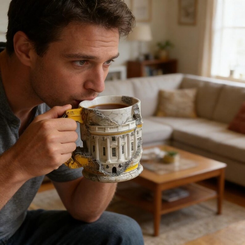 Unique Someone Lied Demolition Mug,3d Excavator Demolition Coffee Cup ...