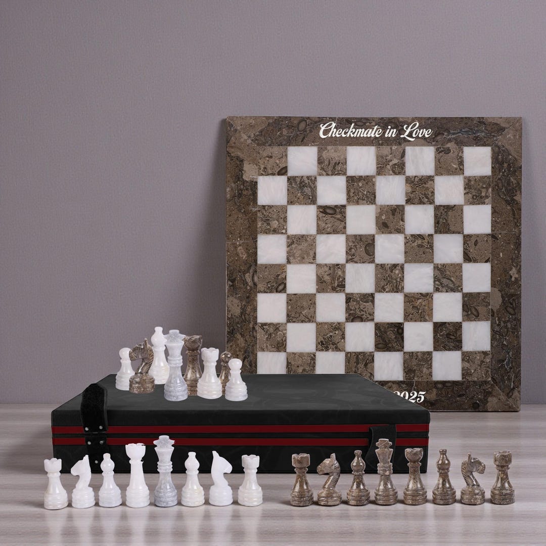 Luxury Chess Set | Handmade Chess Board Game | Collector Gifts - Etsy ...