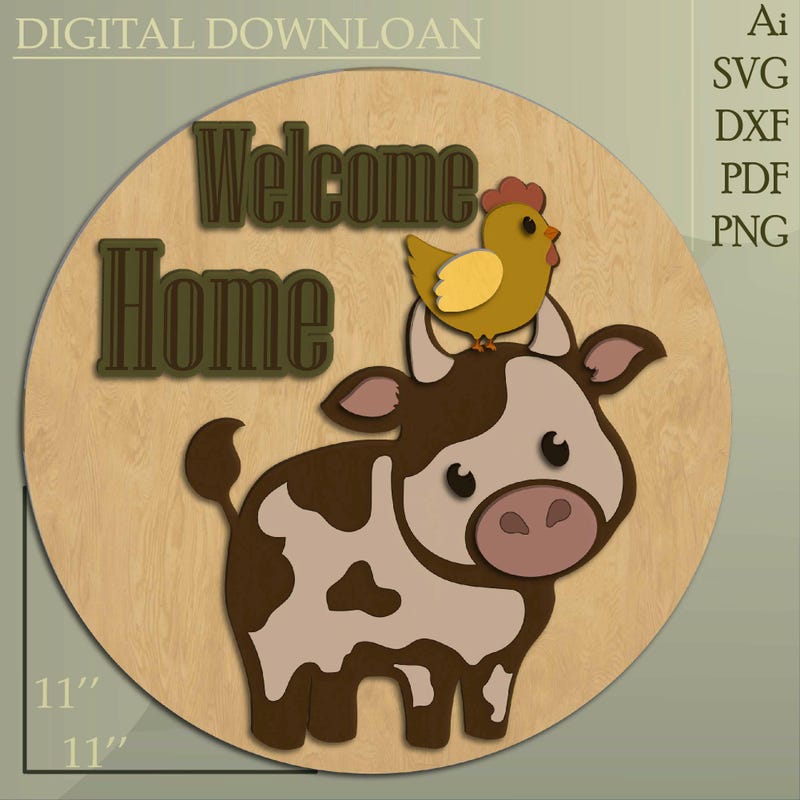 Laser Welcome Sign Pig - Etsy UK