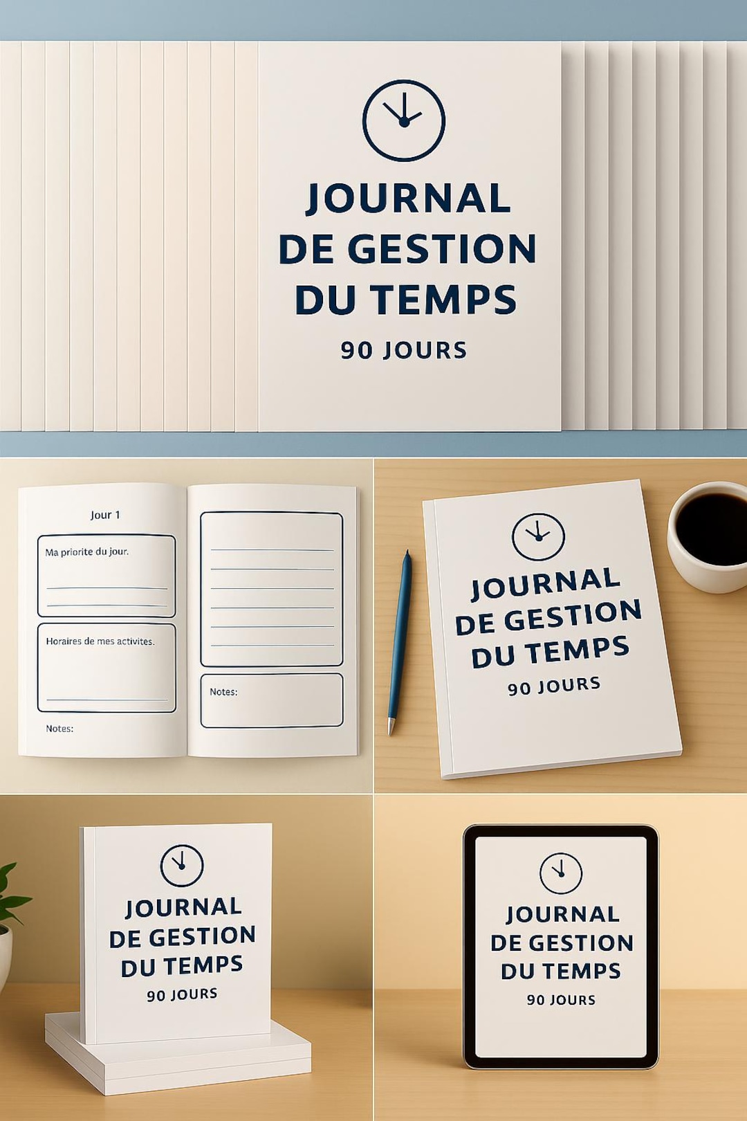 Time Management Journal – 90 Days Printable PDF - Etsy