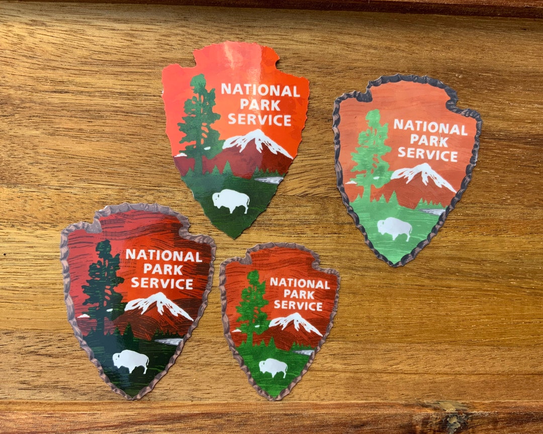 National Park Service Vinyl Stickers/decals W/ Optional Water/weather ...