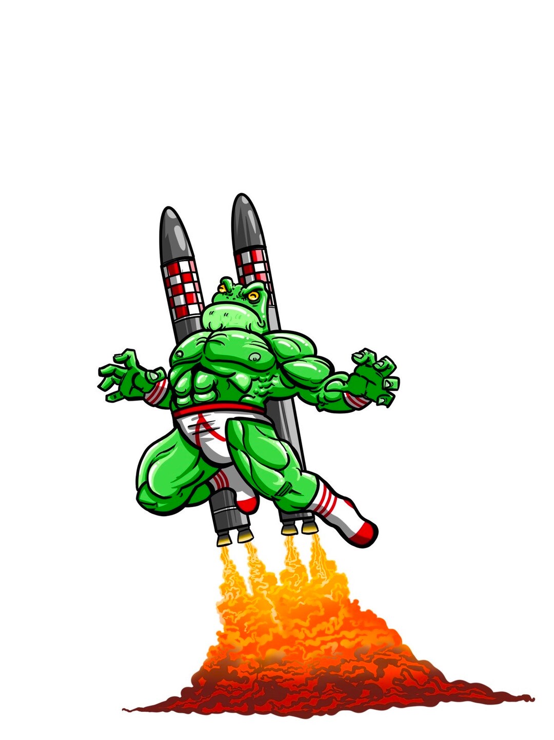 Missile Toad!! (not to Be Mistaken With Mistletoe) Vinyl Sticker/decal ...