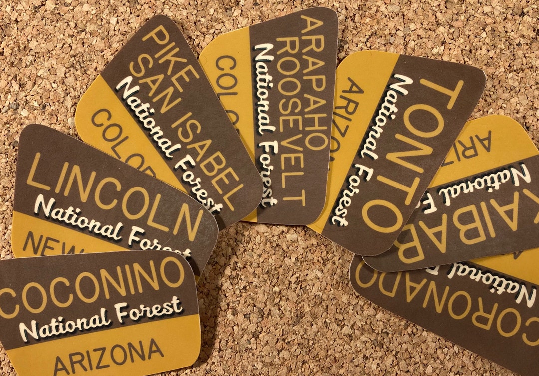 National Forest Sign Vinyl Sticker/decal W/ Optional Water/weather ...