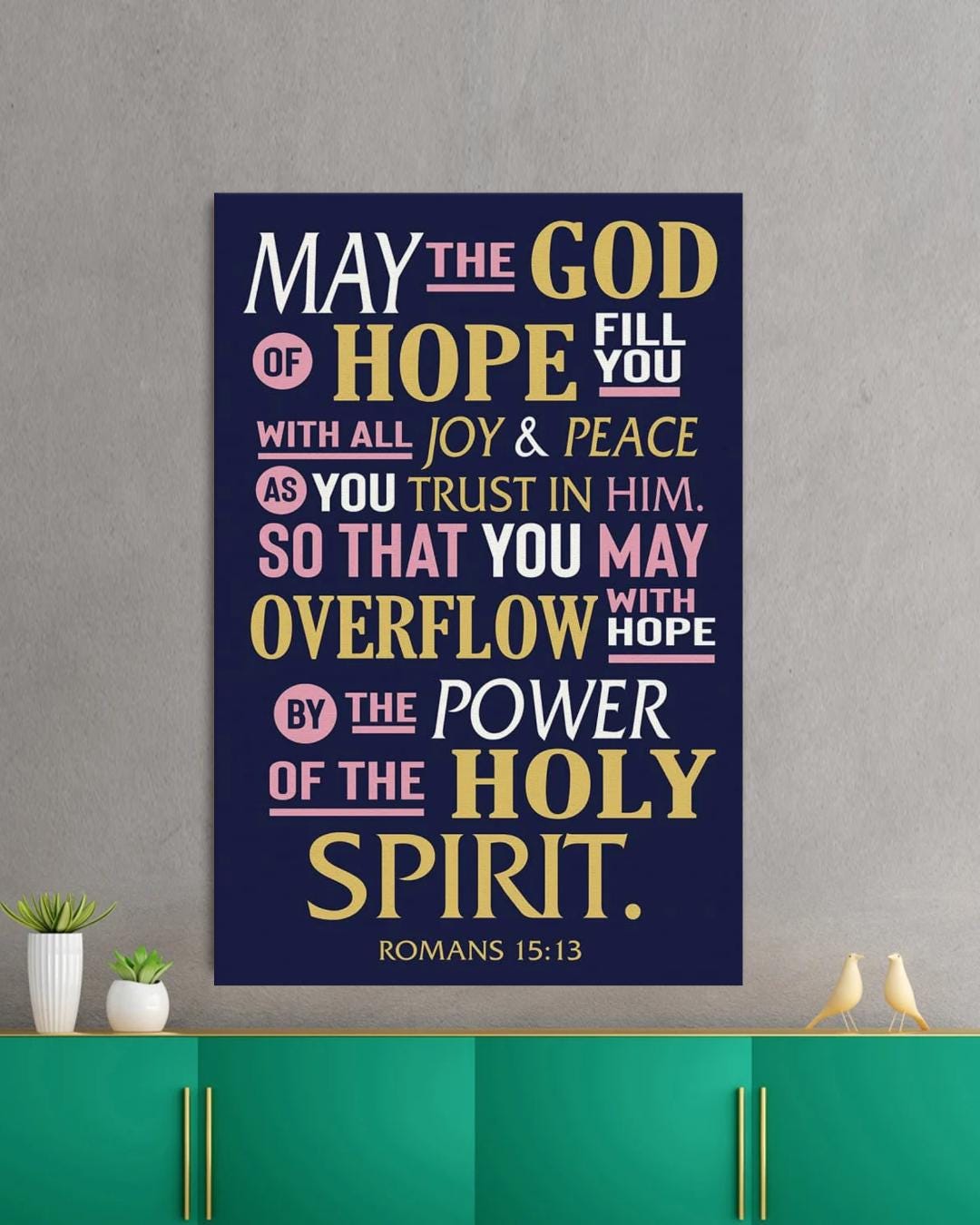 Leeuw van Juda, wees sterk en moedig Joshua 1:9 muurkunst canvas ...