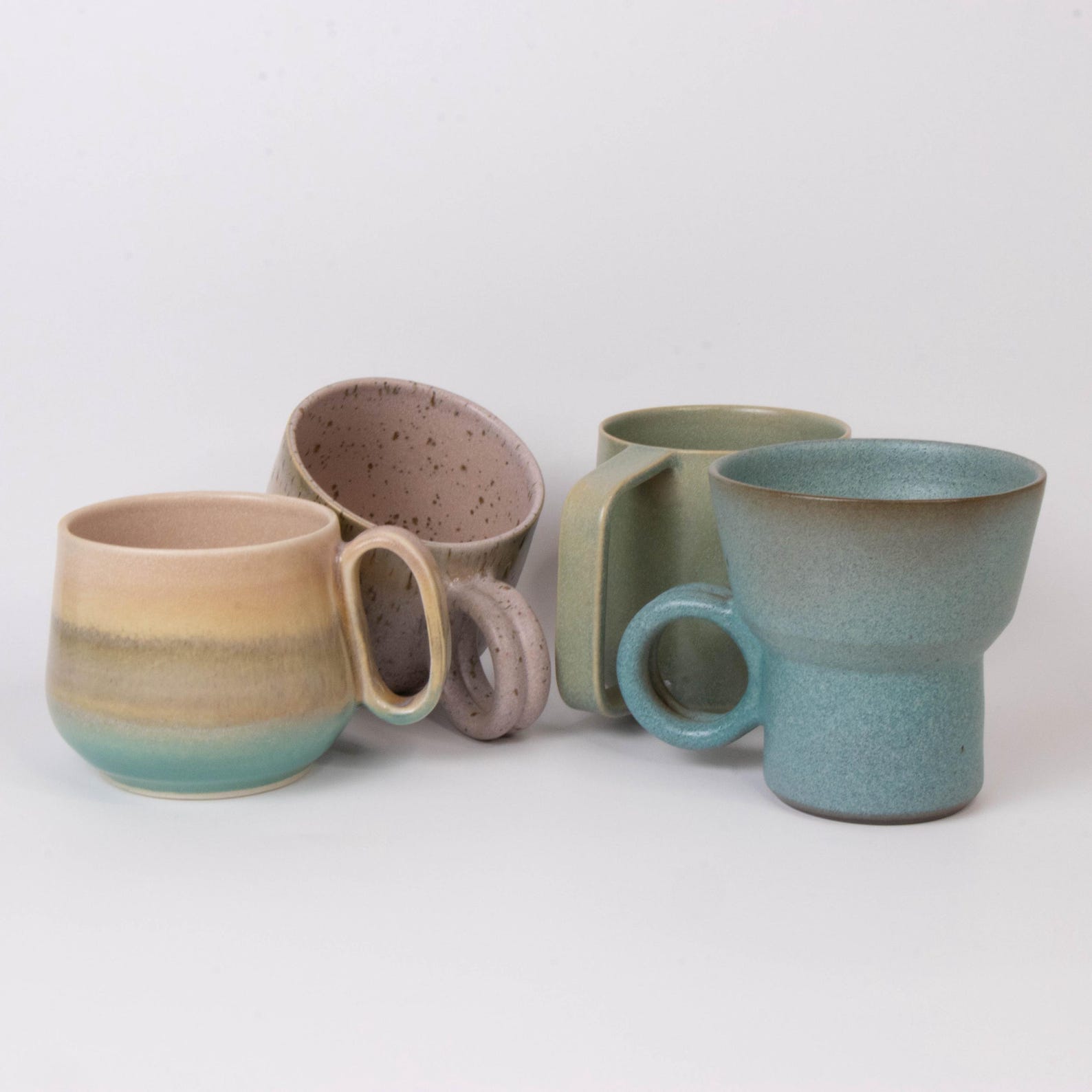 Earth Mug Collection | Simple Minimalist Mugs With Rough Natural Stone ...