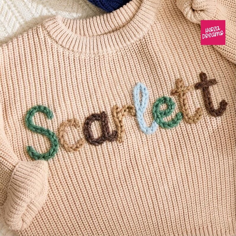 Personalized Baby Sweater Custom Name Knit Outfit Gift for Newborn Boy ...