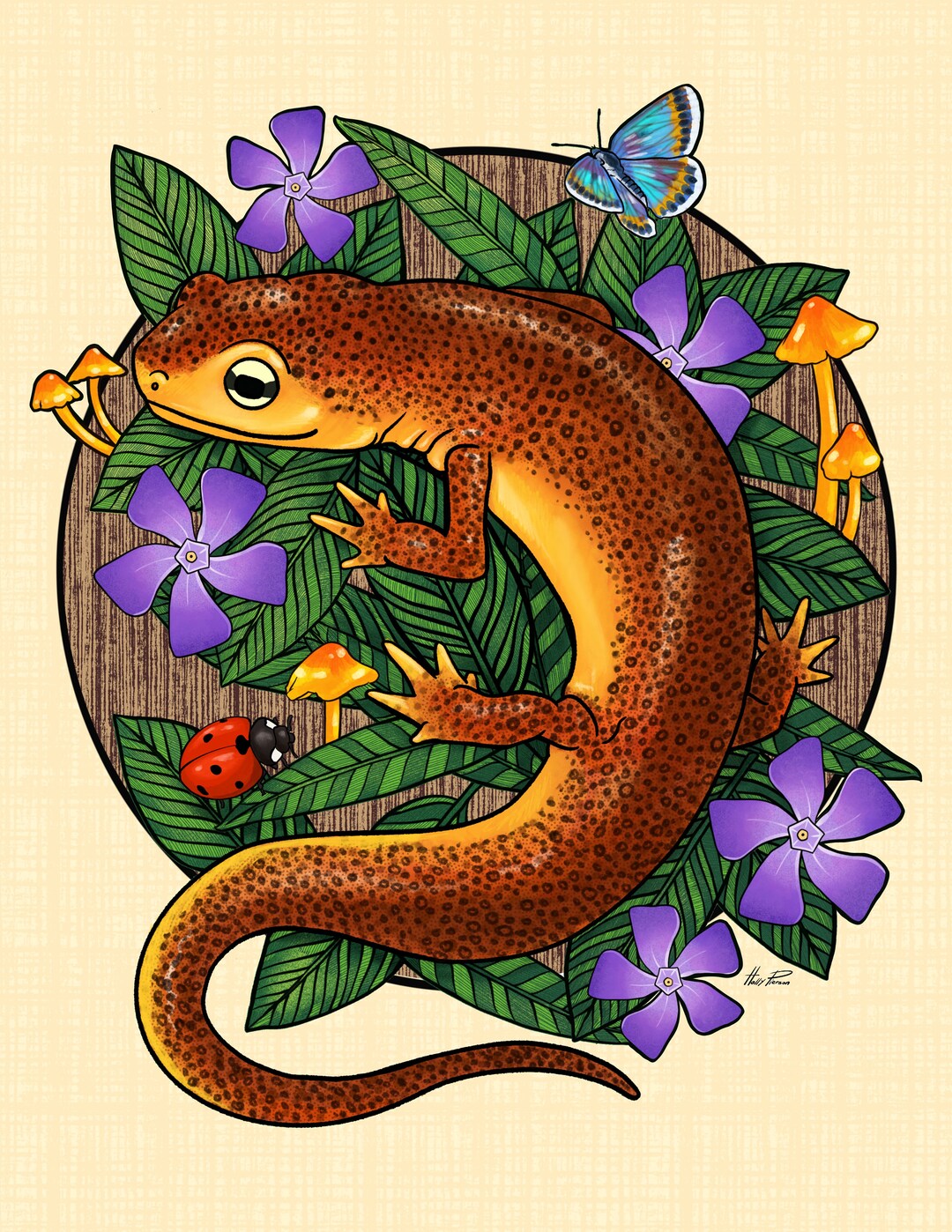Newt Art Print - Etsy