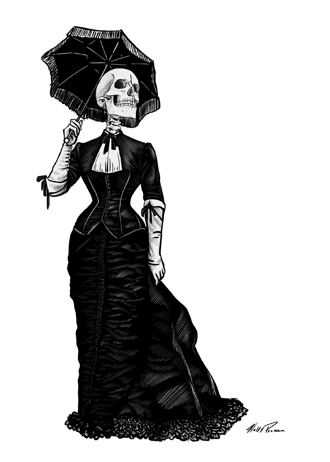 Lady Death Art Print - Etsy