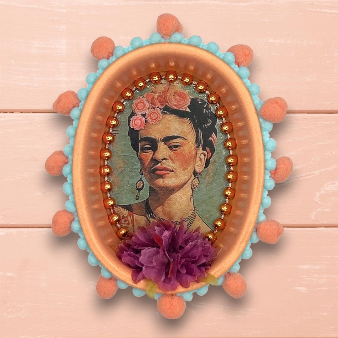 Frida Kahlo Mini Shrine, Cake Mold, Wall Art, Nicho, Wall Decor ...