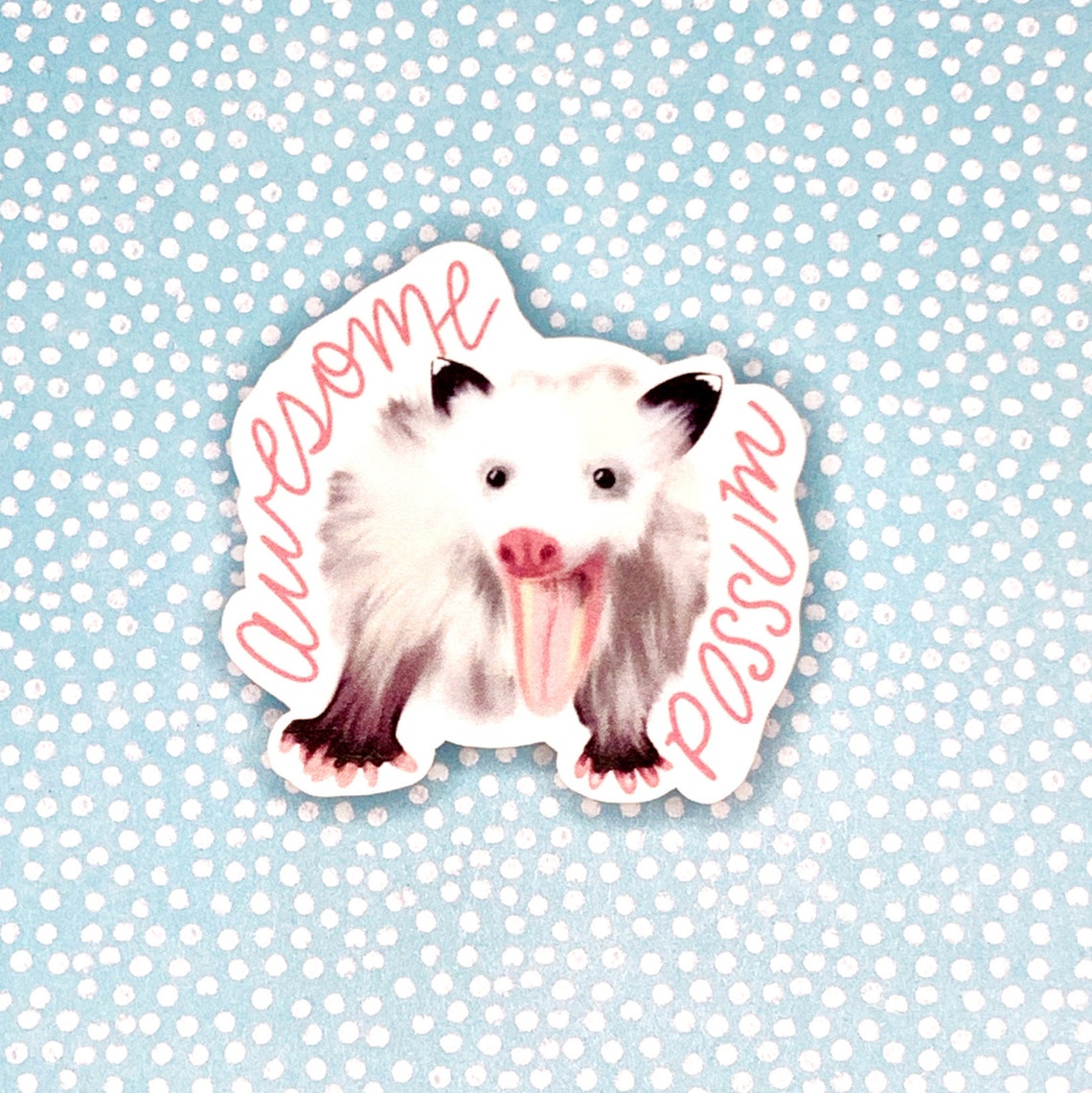 Awesome Possum Sticker Multiple Sizes Waterproof Sticker | Etsy UK