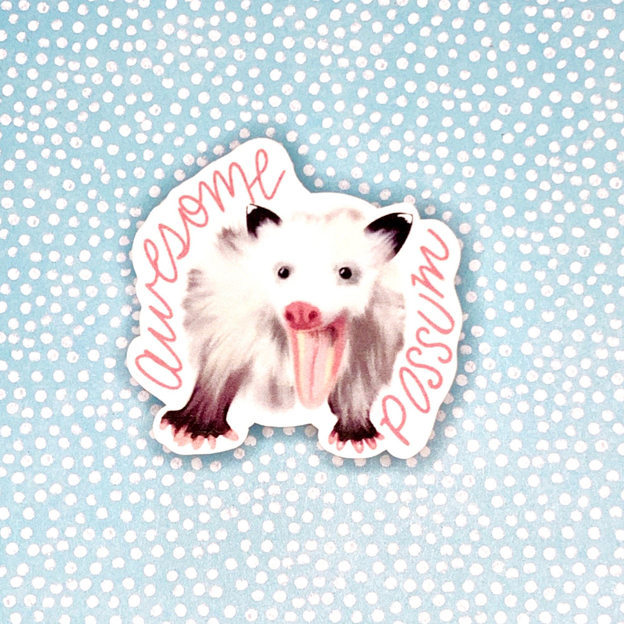 Awesome Possum Sticker multiple sizes waterproof sticker | Etsy