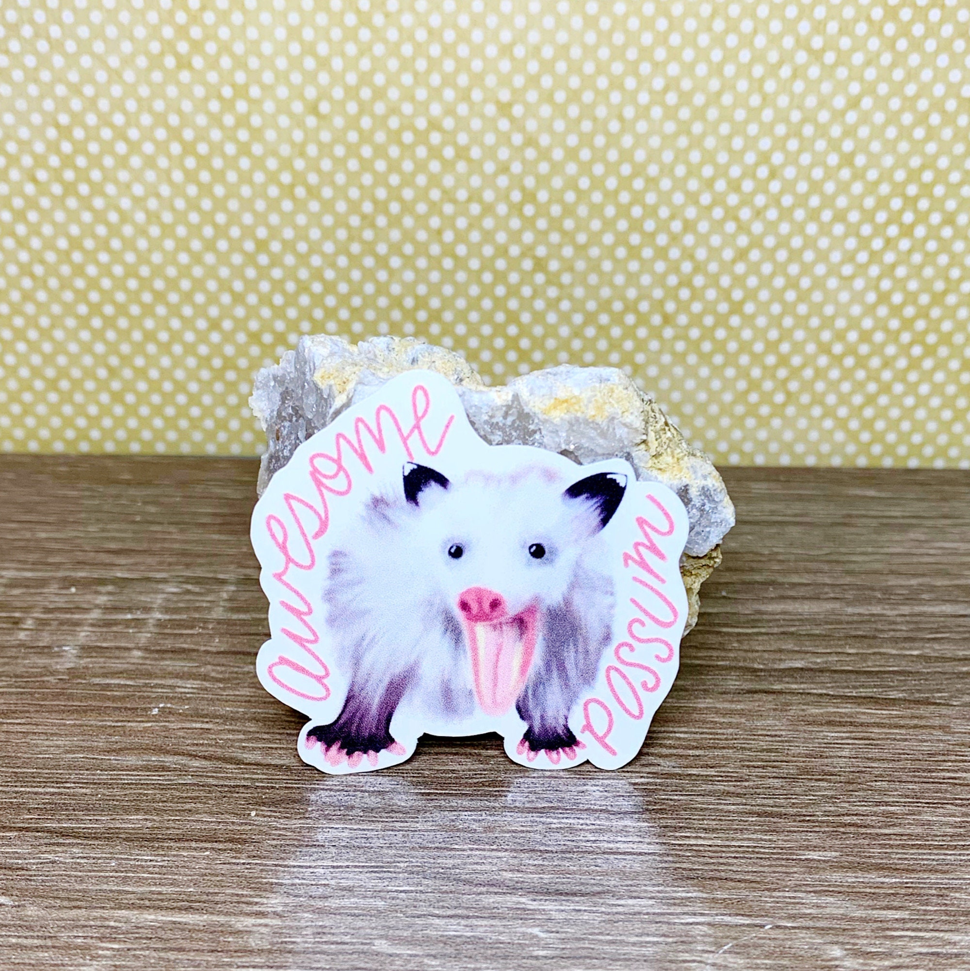 Awesome Possum Sticker Multiple Sizes Waterproof Sticker | Etsy UK