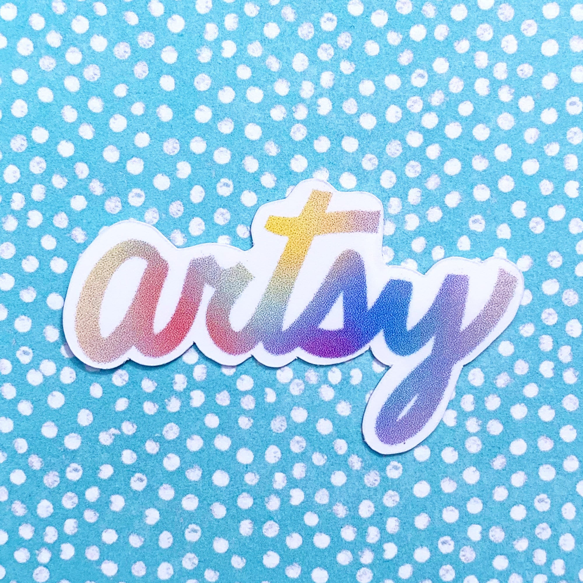 Artsy Sticker Waterproof Sticker Artist Sticker Crafty - Etsy UK