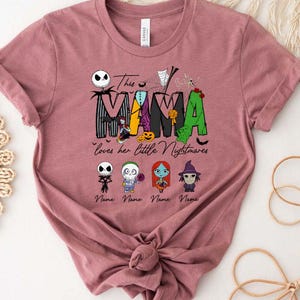 Mama Loves Nightmares PNG, Custom Halloween Design (digital Download ...
