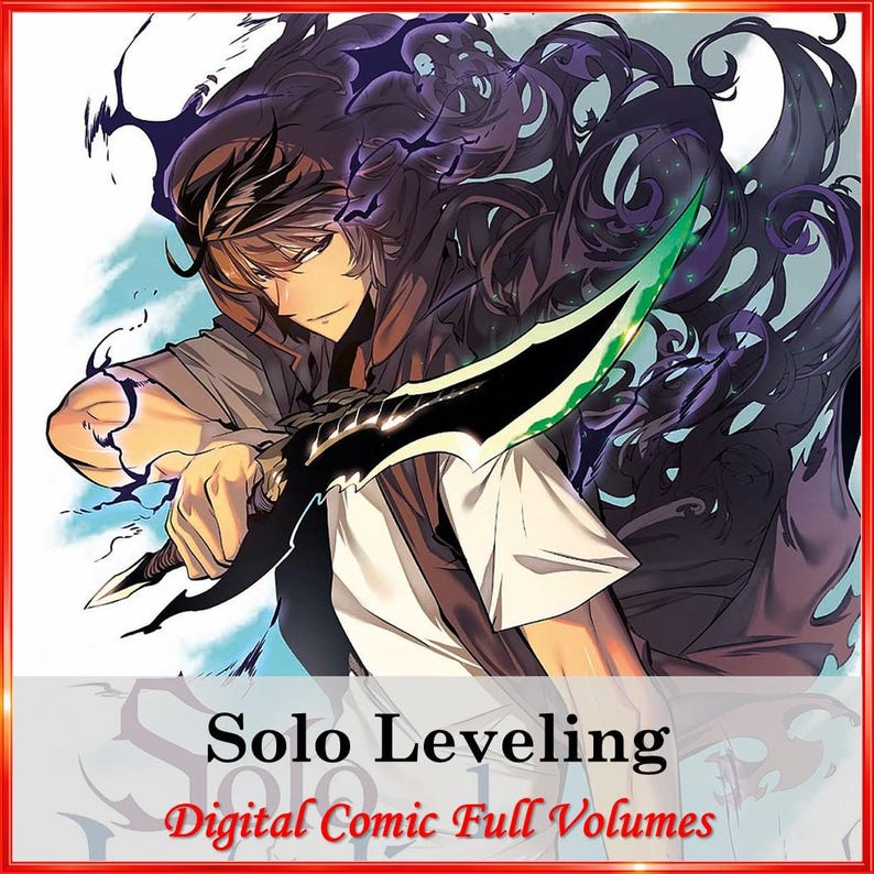 Solo Leveling, Full Comic, 200 Chapters (PDF File) - Etsy New Zealand