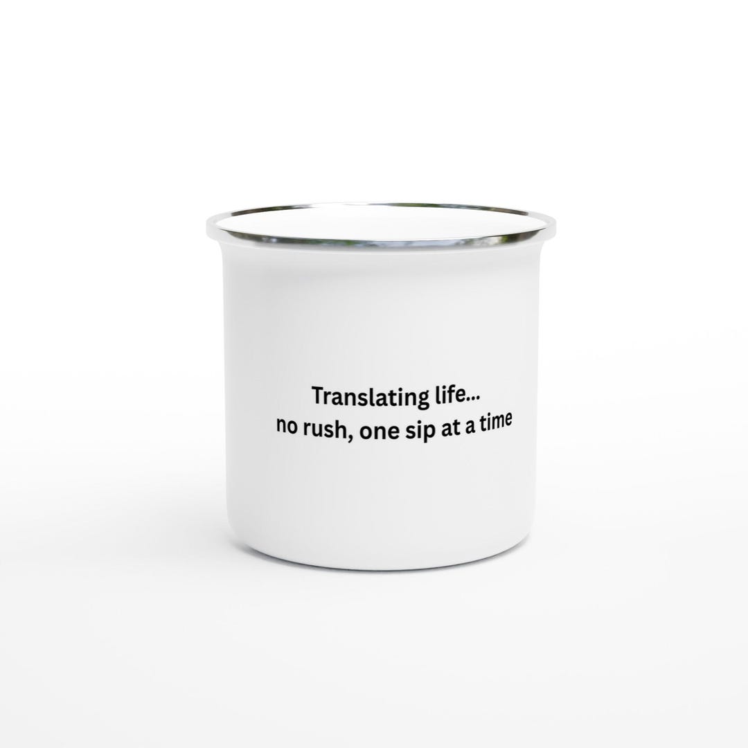 Translating Life Mug | Funny Bilingual Gift for Interpreter, Linguist ...