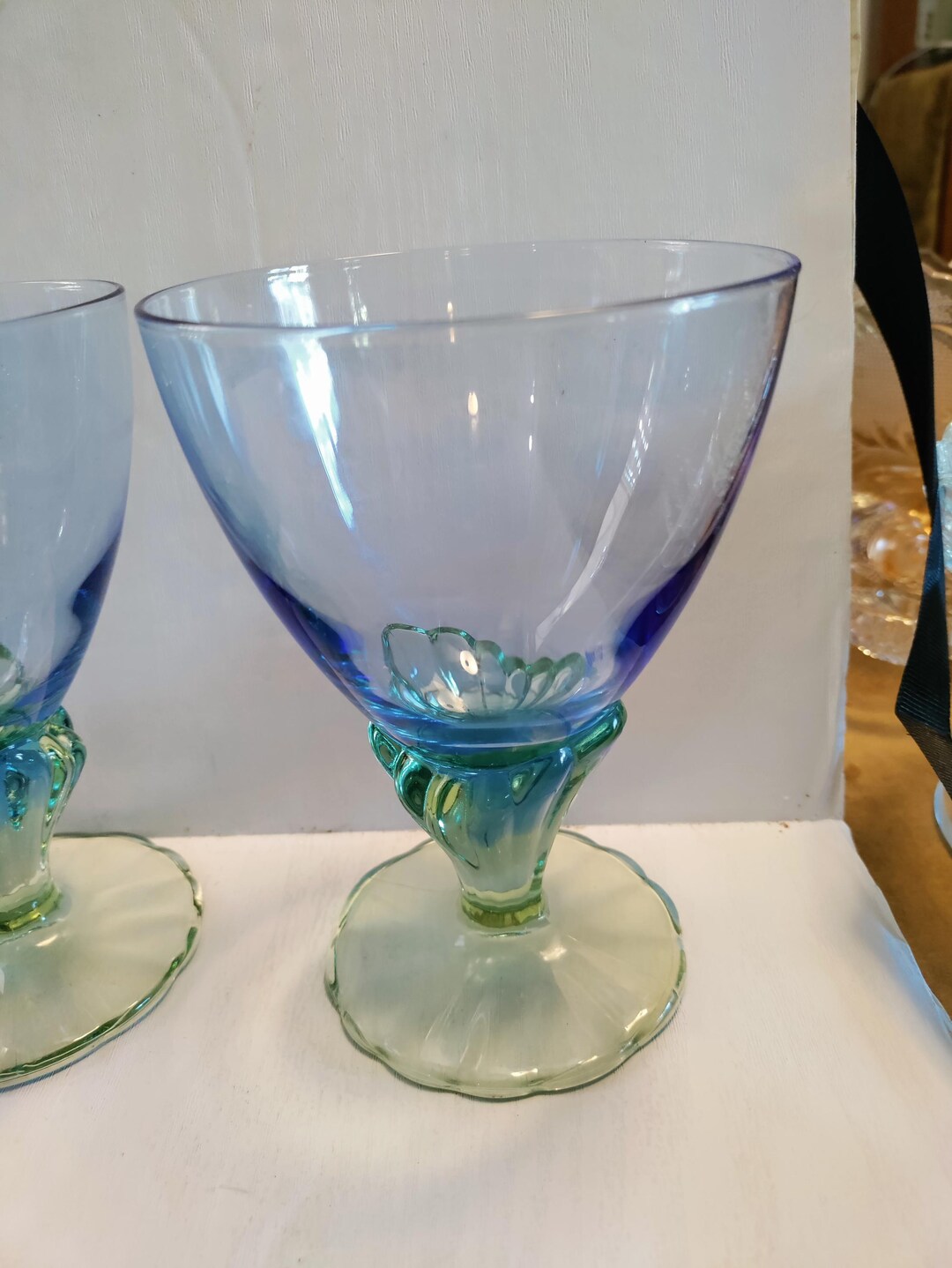 Vintage /set of 4/ Bormioli Rocco Bahia Goblets Made in Italy Barware ...