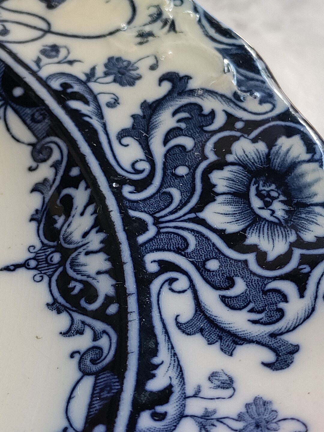 Welbeck Opaque China Sampson Hancock Sons Blue Flow England Plates - Etsy