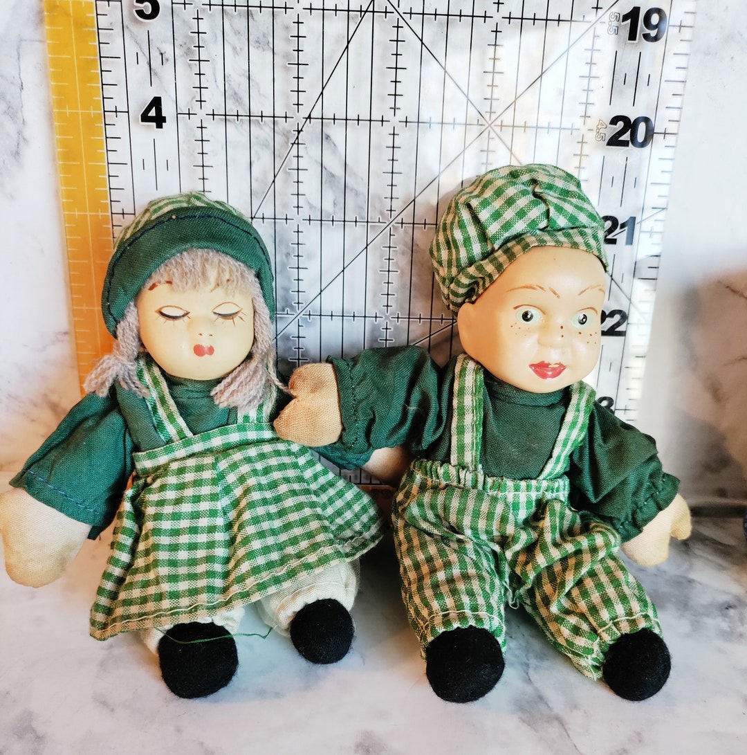 Vintage Set of DTD Norfolk Dolls Boy and Girl Set - Etsy