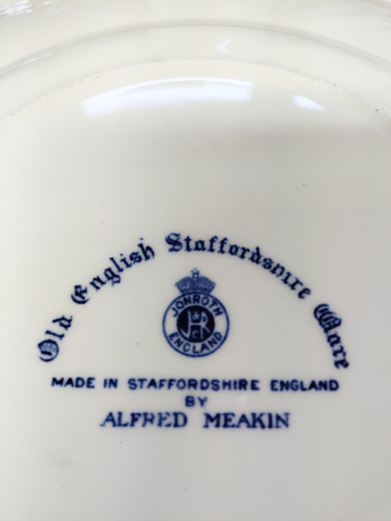 Alfred Meakin Collector China 10" Plate Exceptional Blue and White - Etsy
