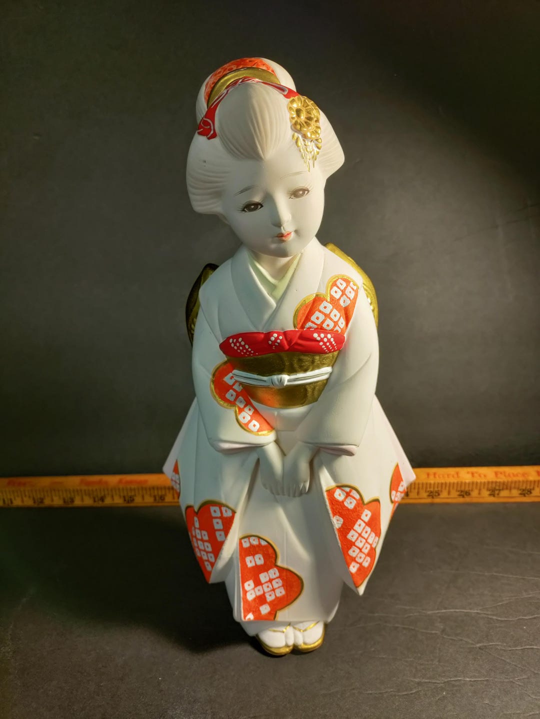 Beautiful Toyo Geisha Girl White Ceramic Geisha 12.5 Inches Tall - Etsy