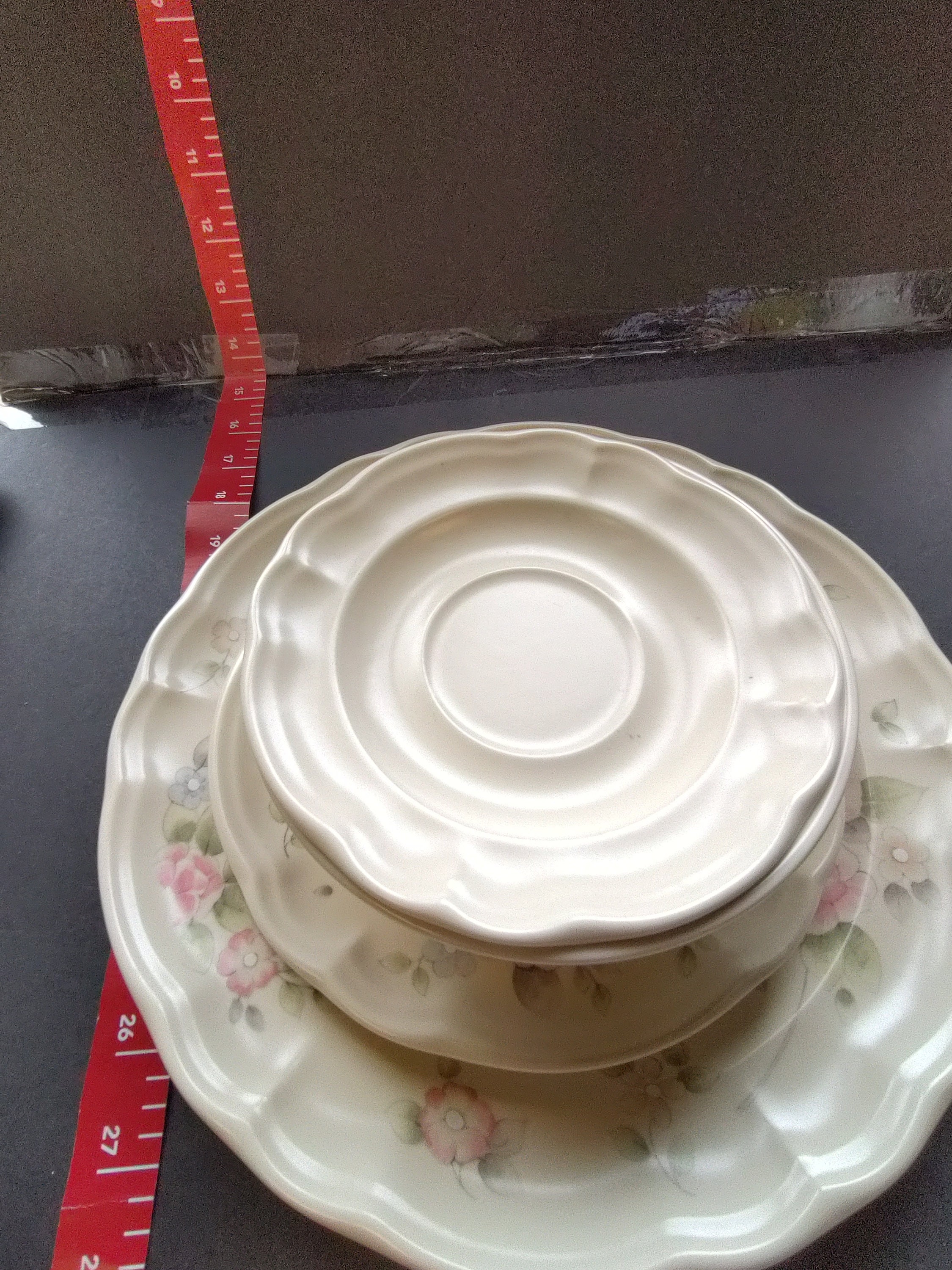 Vintage 5 PC Place Setting Pfaltzgraff Tea Rose Pattern Excellent - Etsy