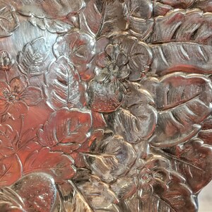 Reed & Barton Repousse Silver Plate Strawberry Serving Platter Tray 13. ...
