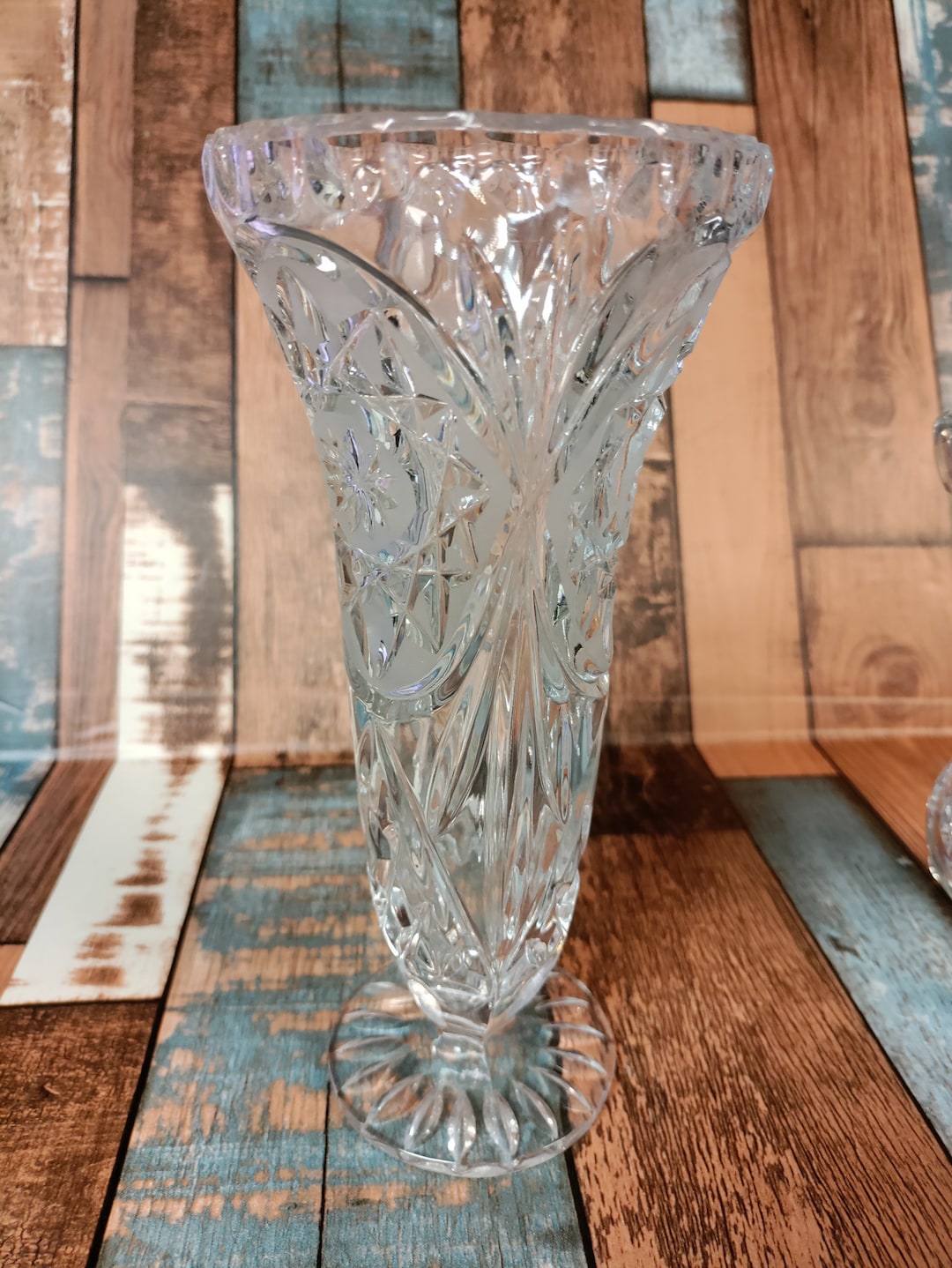 Stunning 9" Crystal Vase for a Beautiful Center Piece - Etsy