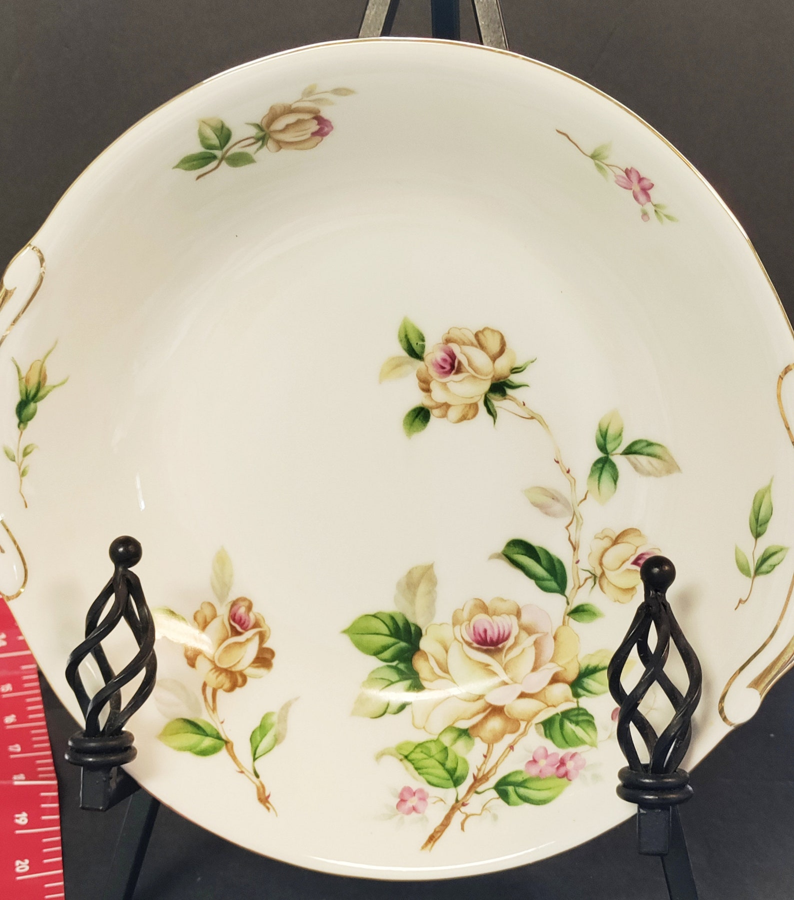 Golden Rose Fine China Looks Unused Excellent 9" Serving Bowl - Etsy