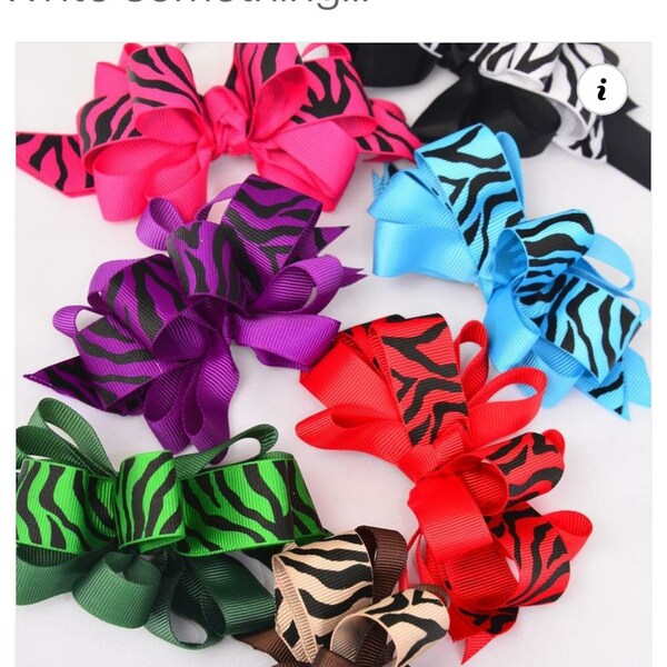 Layered Hair Bows - Etsy