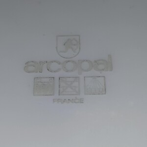 Vintage Blue and White Plate French Honorine Plate | Arcopal Salad ...