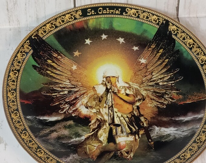 Decorater Plate Gabriel Arch Angel Messenger of Gods Will Archangel a ...