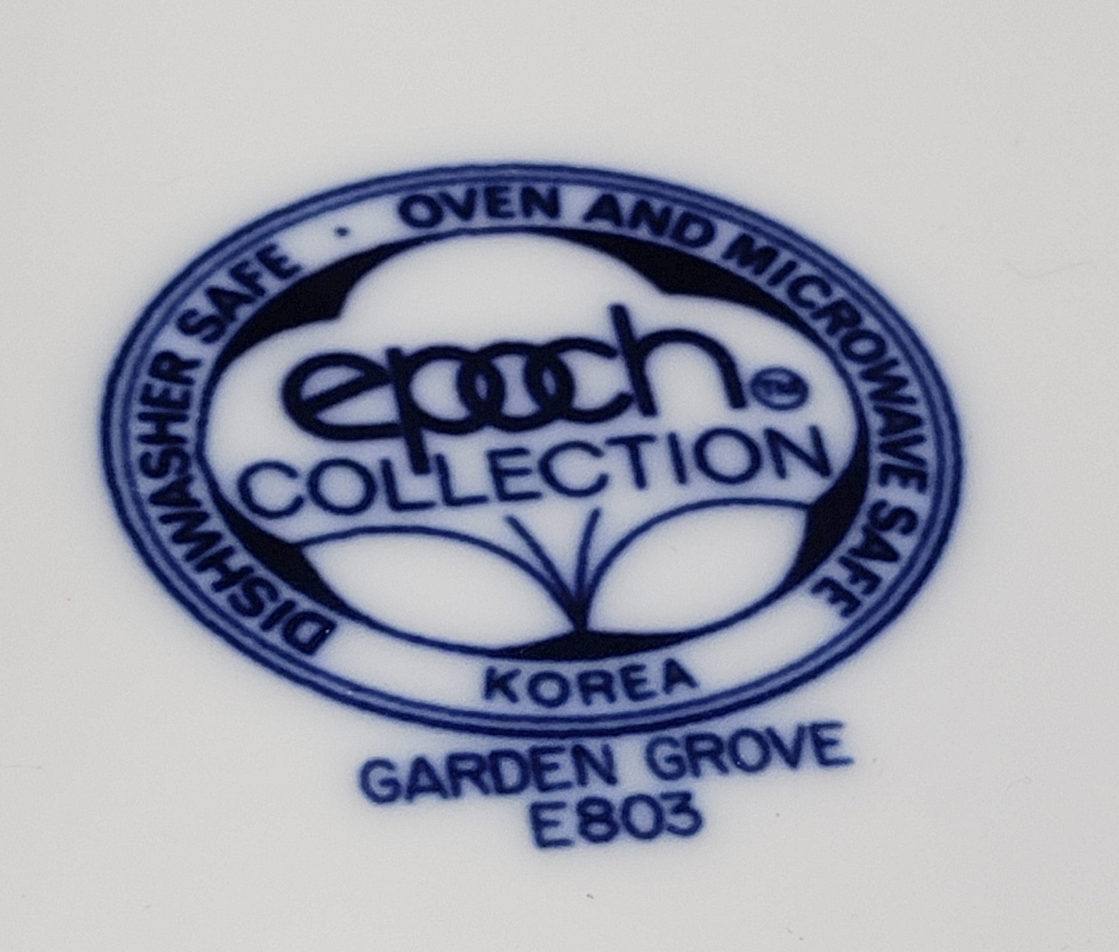 Vintage Epoch Dinner Ware Blue and White All Pieces Available Service ...