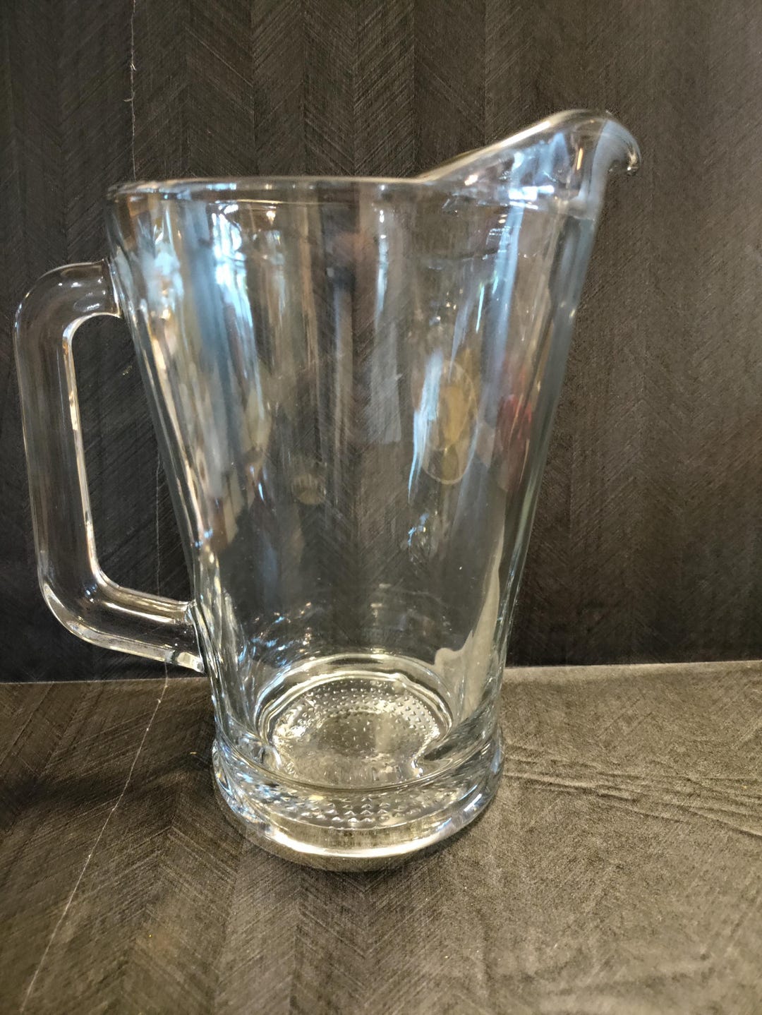 Libbey Clear Glass Pitcher 60 Oz 1.8 Liter 9 Inch Tall Made in Usa - Etsy
