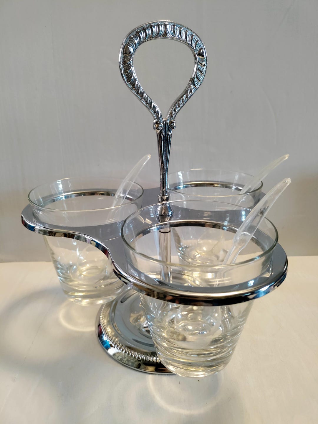 Vintage Irvinware Lazy Susan Condiment Caddy Pristine - Etsy