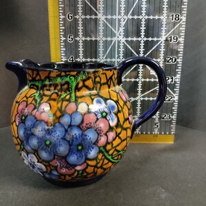 Beautiful Royal Standley Pitcher Jacobean Colorful Floral Pitcher Jug ...
