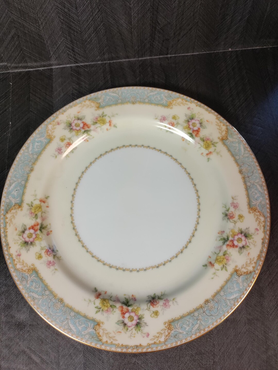 Vintage Noritake Blue Dawn Dinner 10" Plate Numbered 622 China Pristine ...