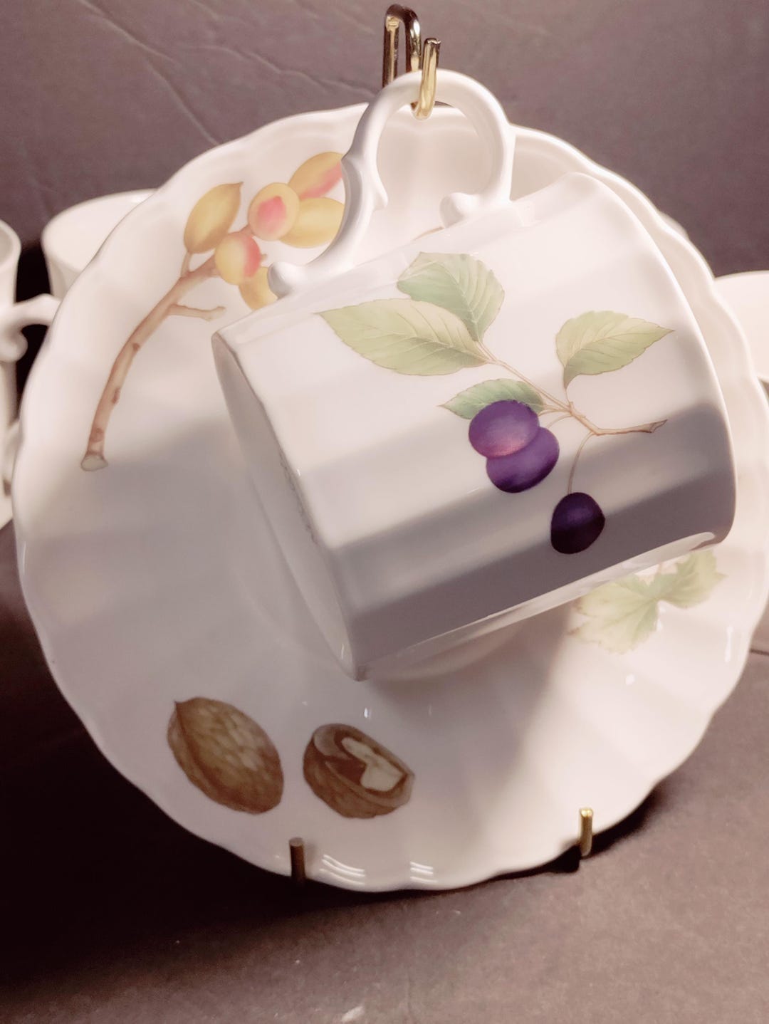 Set of 6 Mikasa Cup and Saucer Sets Maxima Belle Terre Flat Cups and ...