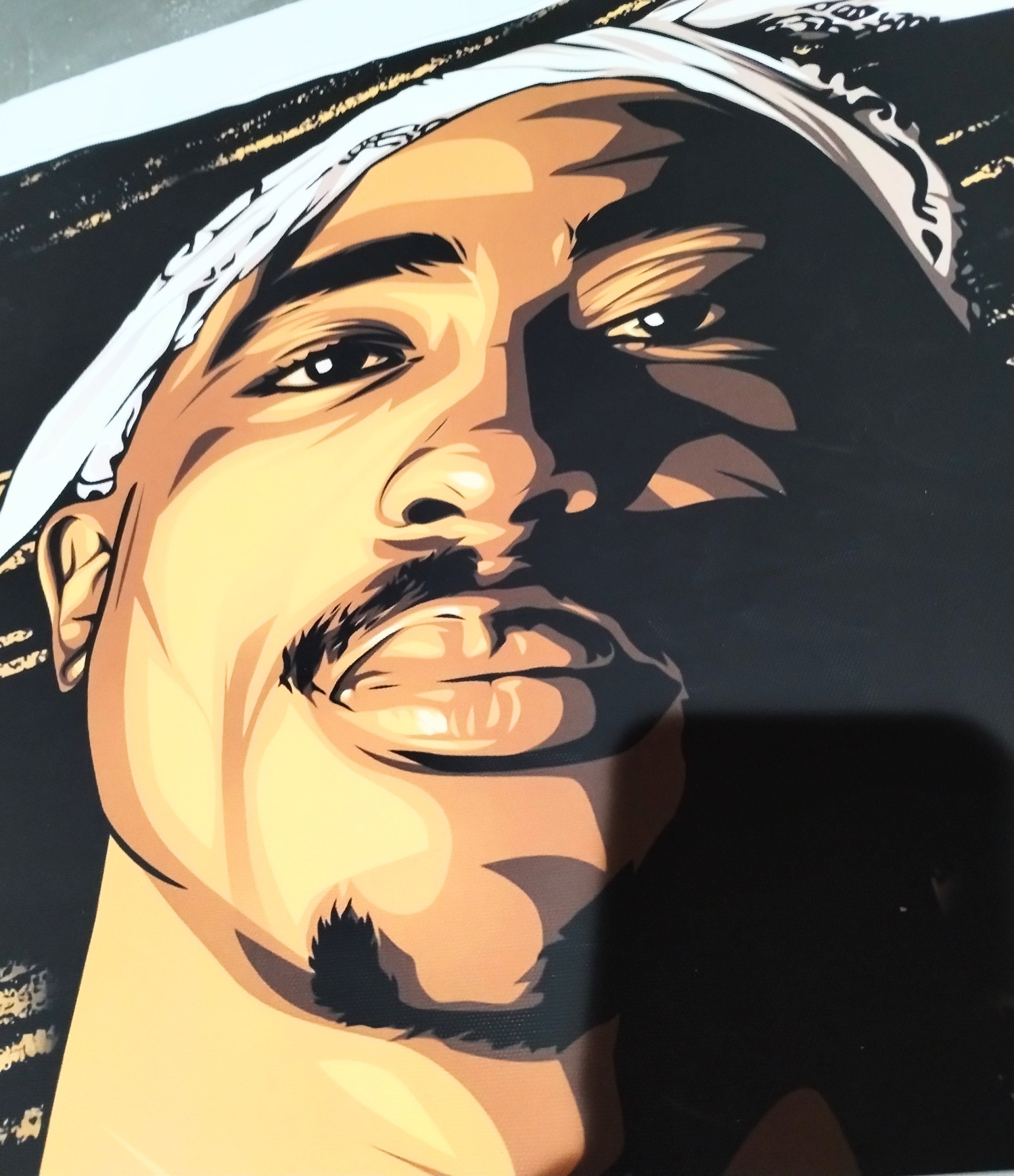 Rare Find 90's Tupac Shakur 90's Rap Music Aesthetic Exclusive Canvas ...