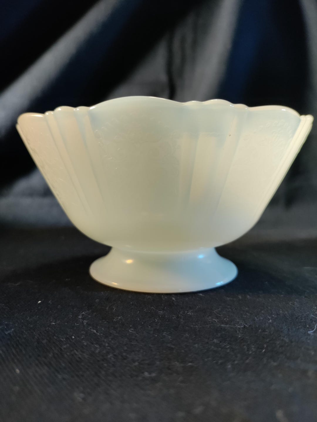 1930-1936 Macbeth-evans American Sweetheart Monax White 1 Sherbert Cup ...