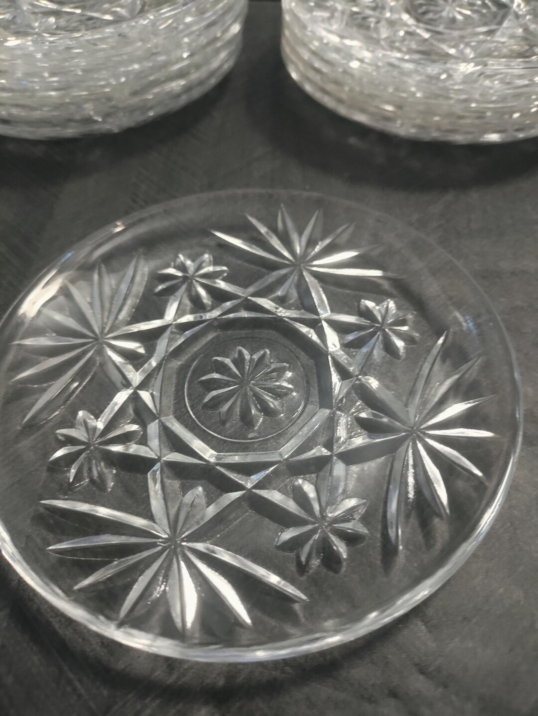 Anchor Hocking, Pattern Oatmeal Prescut Clear, Circa 1960, Mid-century ...