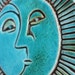 Garden Art Decor With Sun&moon Tile Design, Wall Art Tile, Ceramic Tile ...