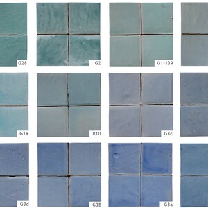 Field Tiles, Plain Ceramic Tiles Handmade in Spain, Field Tiles With ...