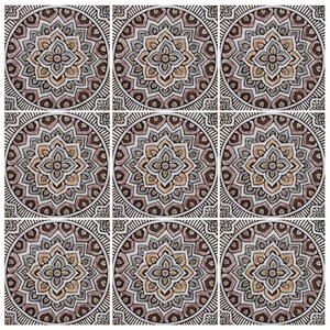 Unique Mandala Decorative Tile With Relief Carving, Ceramic Tile ...