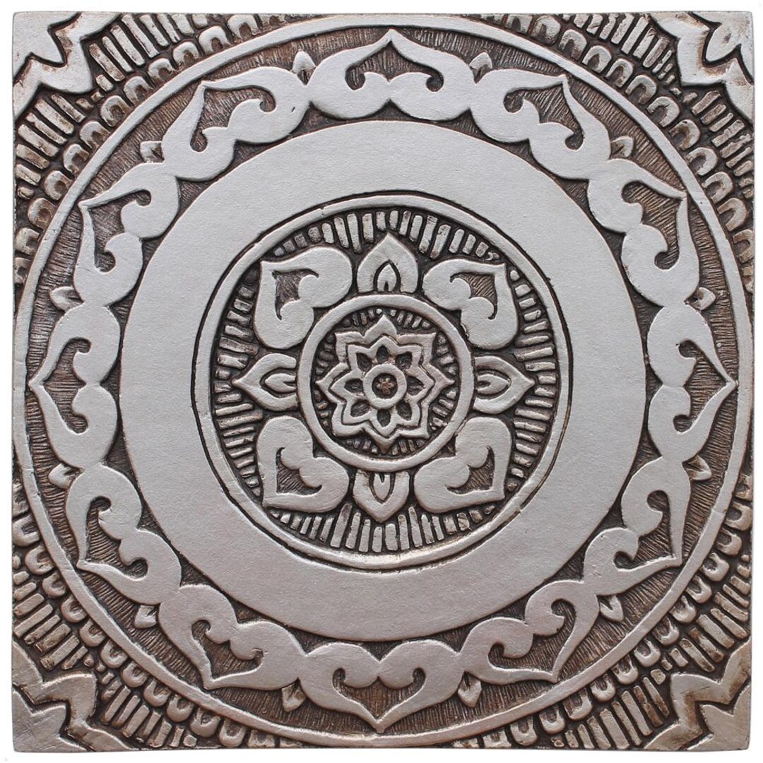 Mandala Ceramic Art, Contemporary Ceramic Tile Designs, Decorative Tile ...