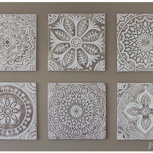 6 Ceramic Tiles for Kitchens Backslash, Bathrooms Decorative Tiles ...