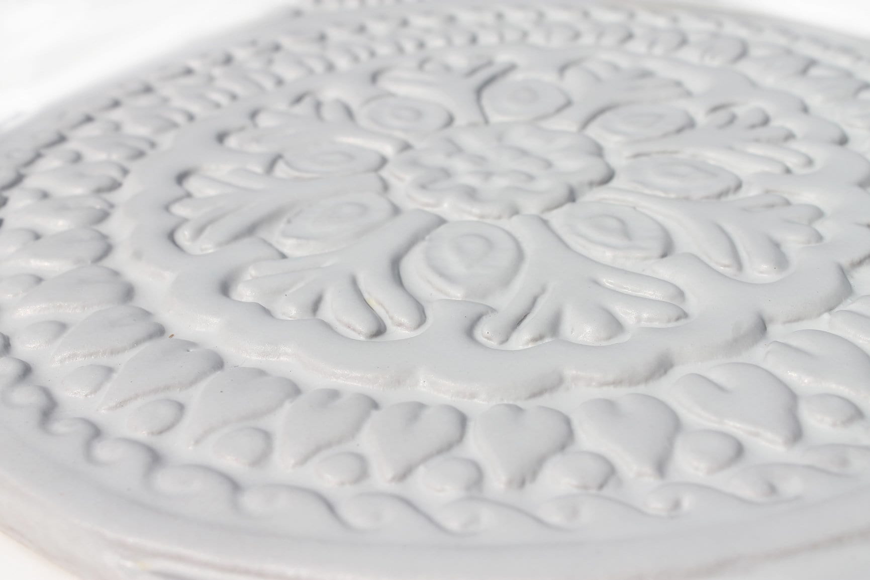 Ceramic tile with Floral design 20cm hand painted tiles ideal | Etsy