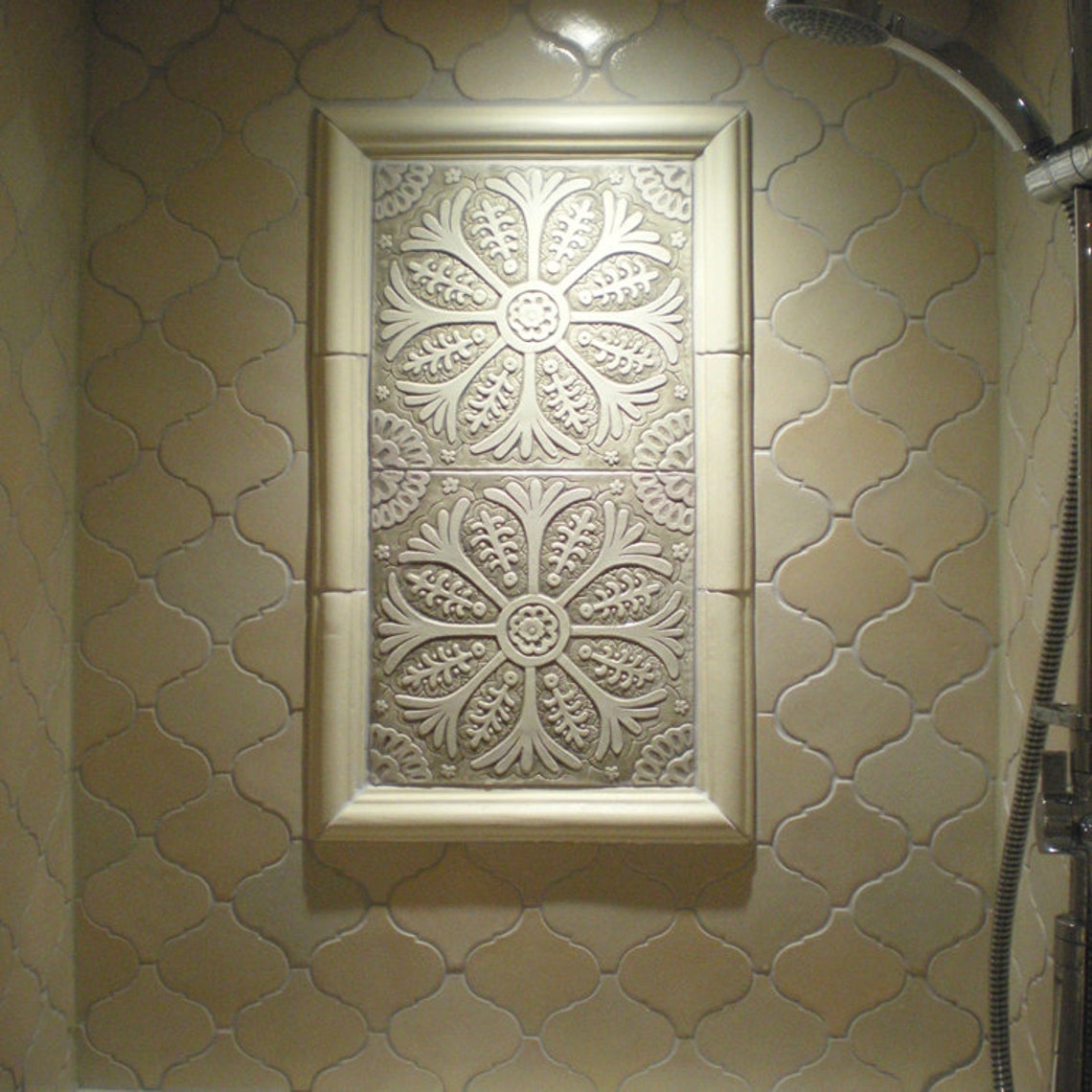 10.76 Sq Ft Arabesque Tiles Hand Painted Moroccan Tiles in - Etsy