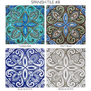 Spanish Decor Tile, Ceramic Tile With Relief, Kitchen Backsplash ...