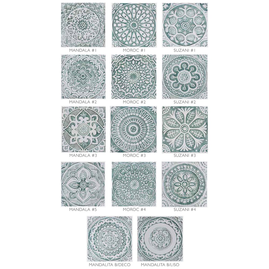 Hand Painted Tiles in Mandala Design for Wall Hanging - Etsy